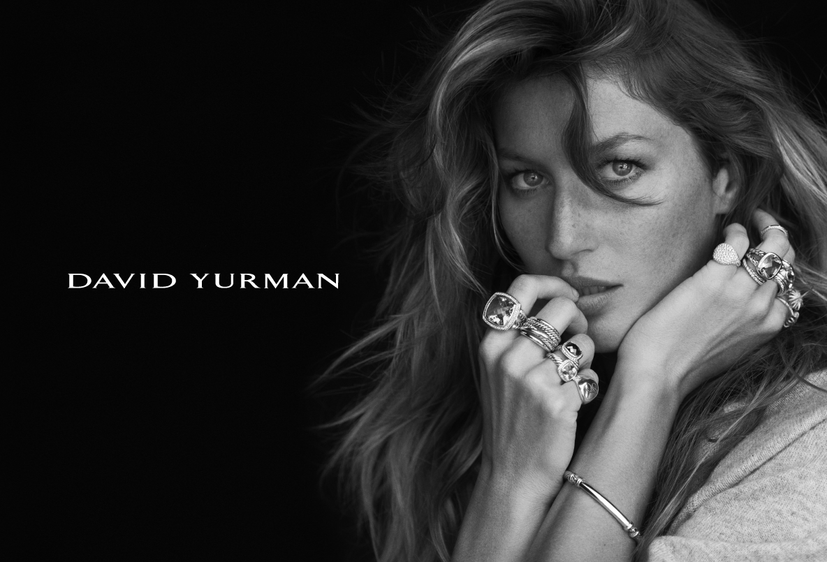 Ad Campaign: David Yurman F/W 12.13: Gisele Bundchen by Peter Lindbergh